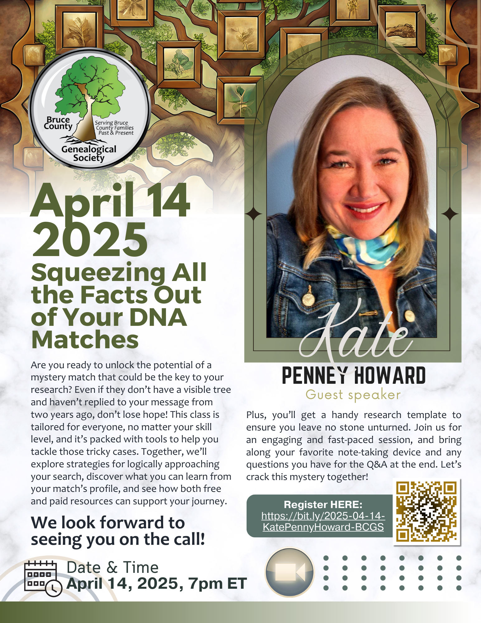 April 2025 Webinar – Bruce County Genealogical Society