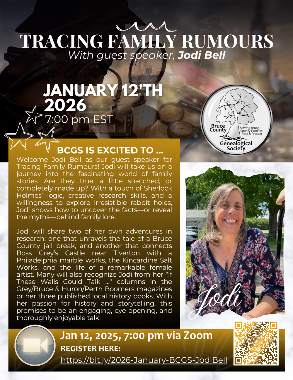 2026: January Webinar – Bruce County Genealogical Society